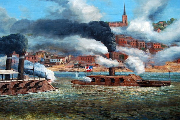 Siege of Vicksburg from the Mississippi River